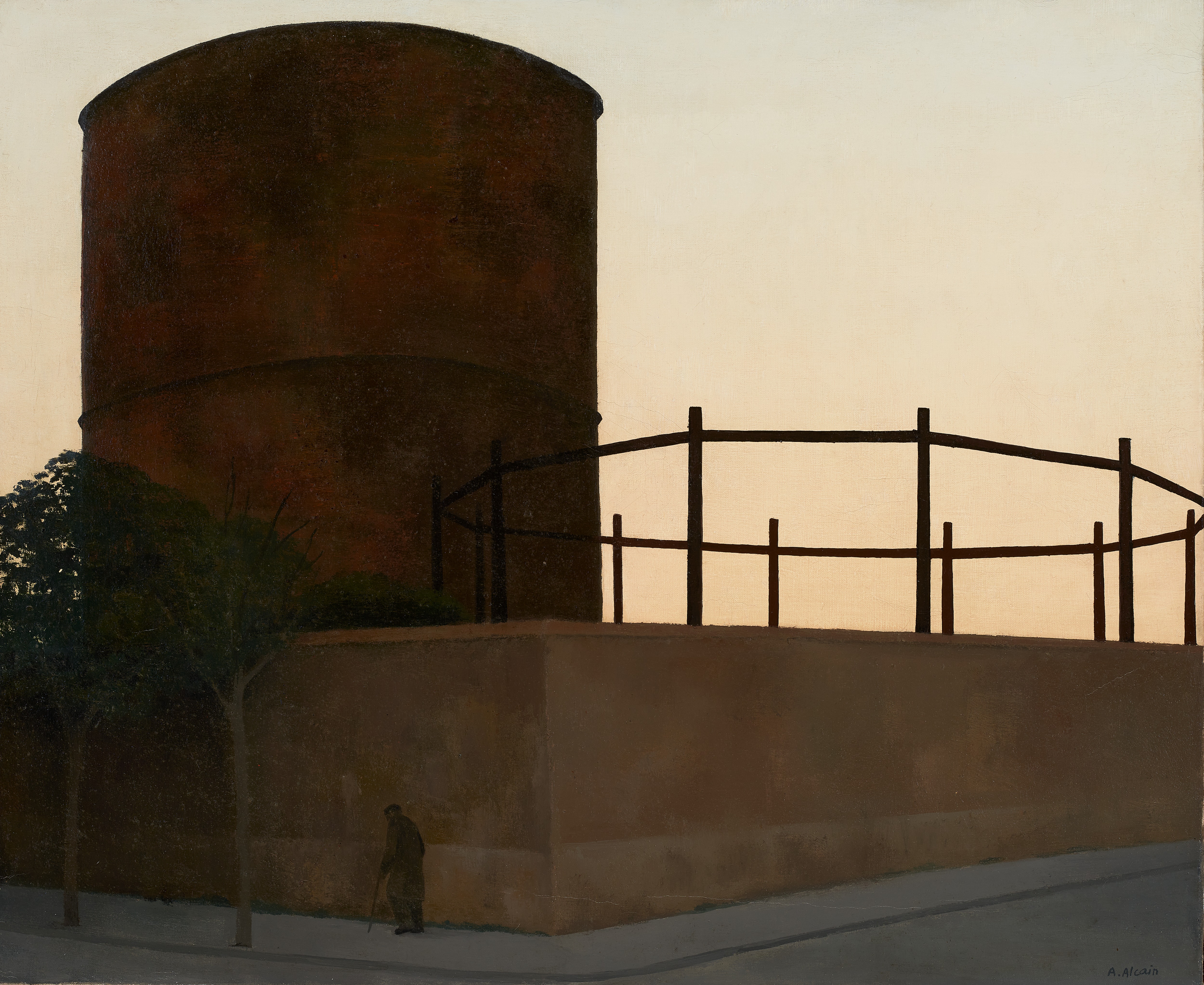 La tapia del gas [The Gasworks Wall] - Colección Banco de España